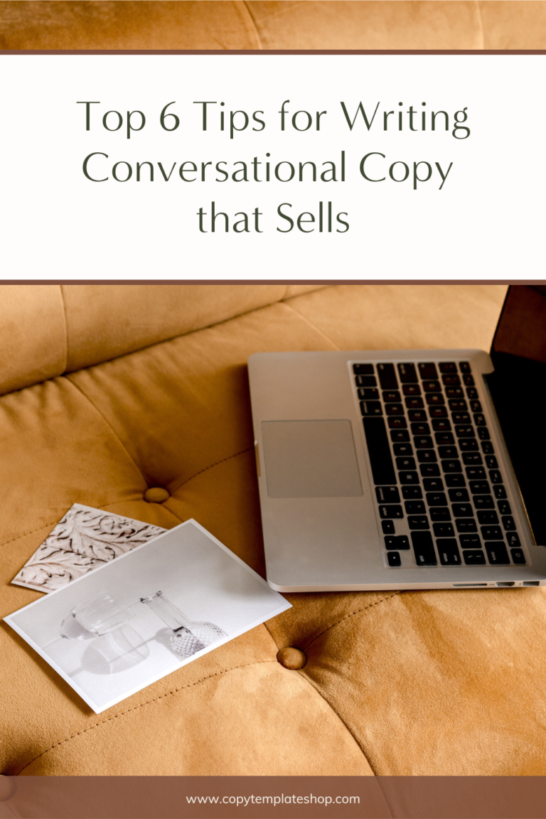 Top 6 Tips for Writing Conversational Copy that Sells - The Copy ...