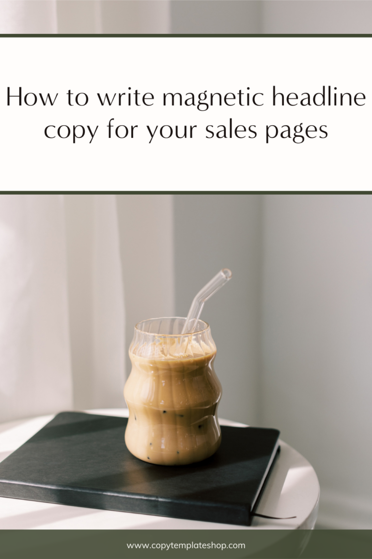 How to write magnetic headline copy for your sales pages - The Copy ...